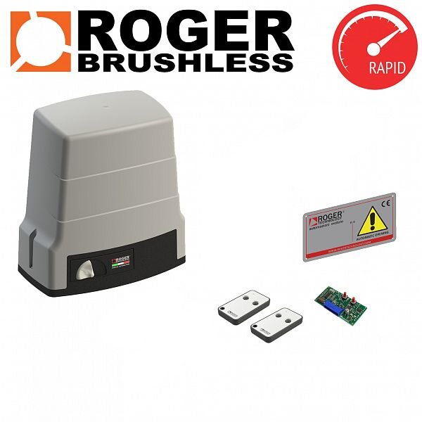 KIT BH30/610/HS - ROGER Brushless High speed pohony posuvných bran do 600kg | Epohony.cz